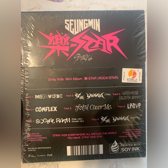 Other | Stray Kids Seungmin Rockstar Mini Album Postcard Version | Poshmark